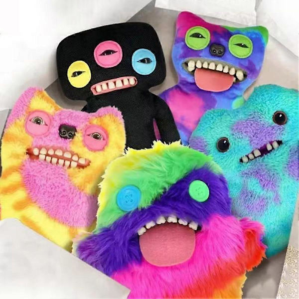Fuggler Tand Ful Monster Plysch Söt Läskig Plyschleksak Rolig Unik ...