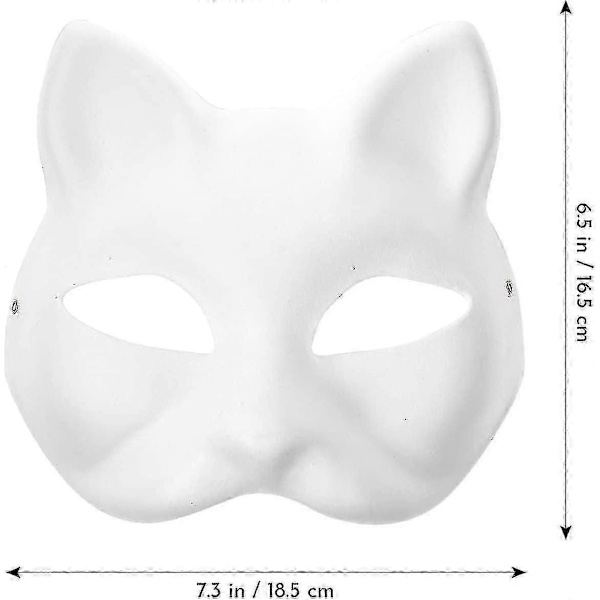 10 st Therian Mask Katt Räv Mask Therian Halloween Mask Therian Kostym ...