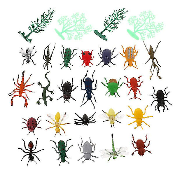 24st Insektsmodeller Buggar Leksakssimulering Insekter Roliga läromedel ...