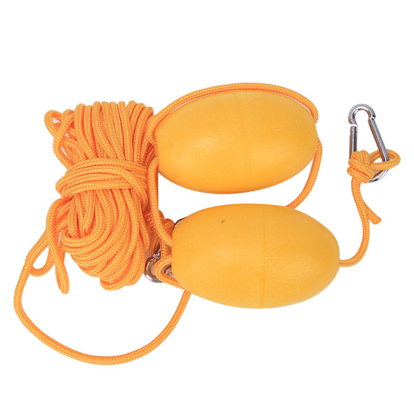 Kajakbådsline med bøje flydende kugle rustfrit stål krog til fiskeri ...