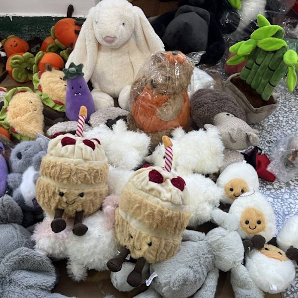 Capybara Plyschleksak Grossist Jellycat Serie 25cm (BR) 20cm curly bear ...