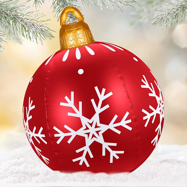 Jätte Stor Uppblåsbar Julkula PVC Uppblåsbar Julkula Extra Stor ...