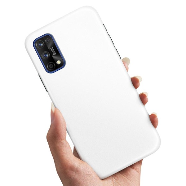 Realme 7 Pro - Cover/Mobilcover Hvid White | Fyndiq