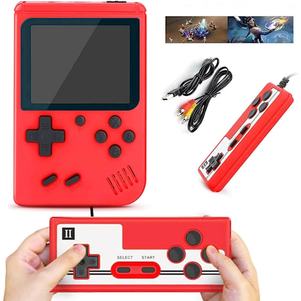 Retro Handhållen Spelkonsol med 400 Klassiska FC-spel - 3,0 tums skärm ...
