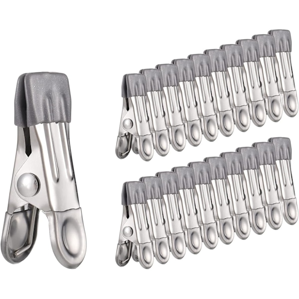30 stk. rustfrit stål klemmer, multifunktionelle skridsikre metal ...