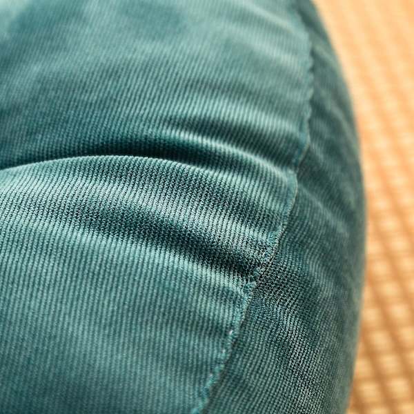 Runde stolehynder, stolepuder, indendørs corduroy stolehynder fyldt med perlebomuld ...