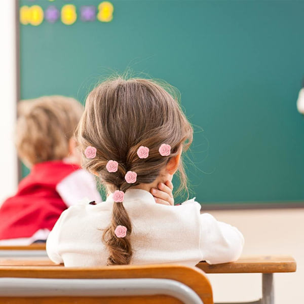 10 st Mini Hårklämmor, Blomma hårklämmor, Små hårklämmor ...