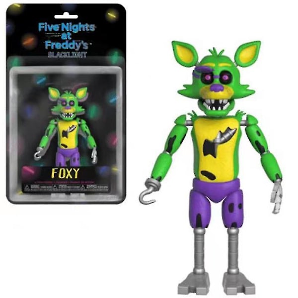 Fnaf Security Breach Actionfigurer Bevægelige Led Bonnie Foxy Freddy ...