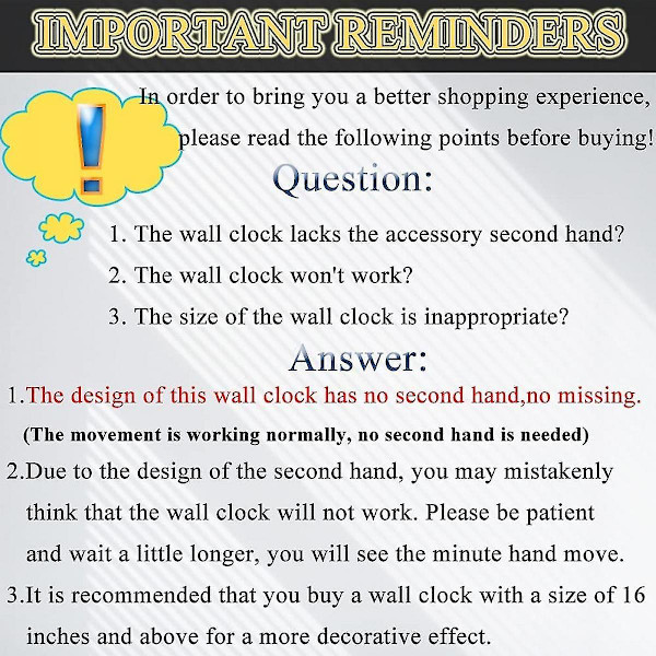 Vintage-seinäkello, paristokäyttöinen, roomalaiset numerot, hiljainen ...