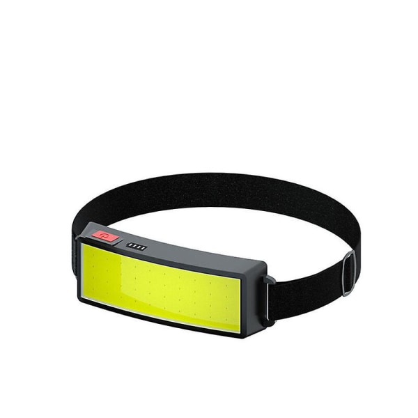 USB-oppladbart LED-hodelykt Bred 500 Lumen Høy Lysstyrke COB LED ...