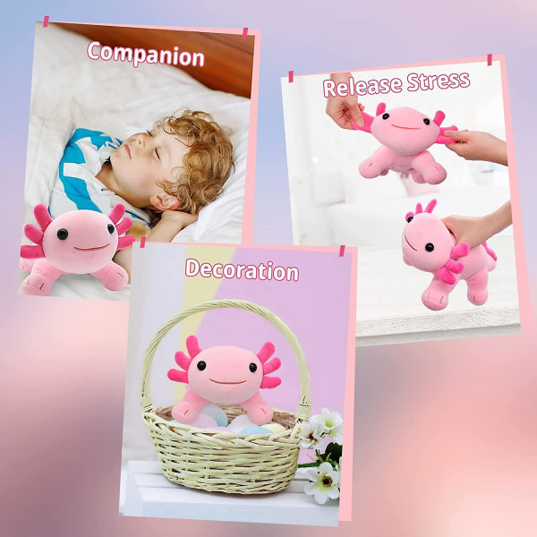 Axolotl Plyschleksaker 10,5'' Mjuk Söt Axolotl Gosedjur, Kawaii Axolotl ... Axolotl Plyschleksaker 10,5'' Mjuk Söt Axolotl Gosedjur, Kawaii Axolotl ...