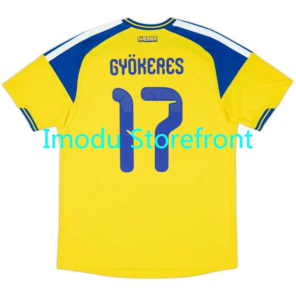 2026 World Cup Sweden National Football Team Kids' Jersey No. 17 ...