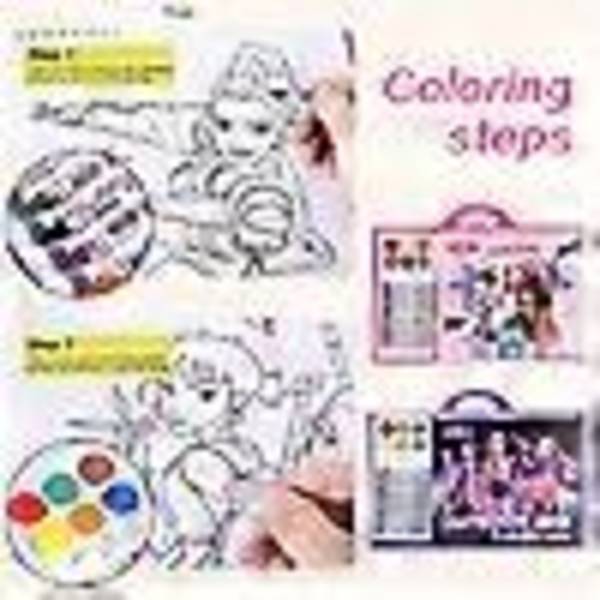 K-POP Demon Hunters målarbok för barn - Säker akvarell och kritfärgad ...