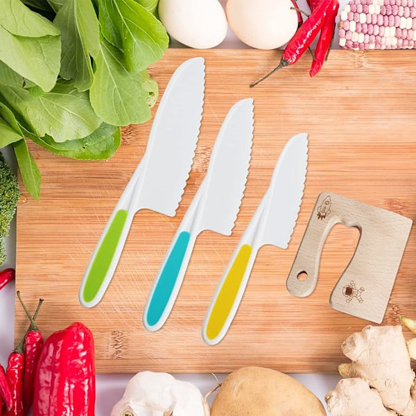 Barn bakning kök kökskniv köksset barnkök köksredskap barn leksa 7 ...