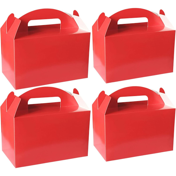 24 förpackningar Röda godislådor Godislådor Gavellådor Gör-det-själv ...