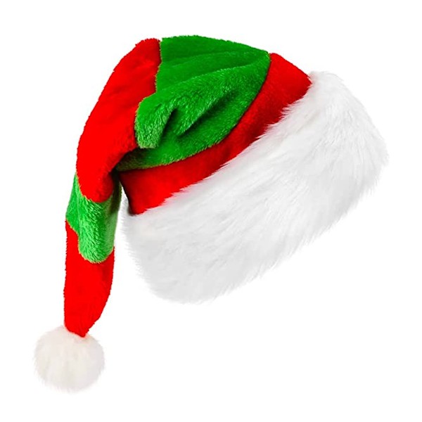 Tomtehatt för vuxna Julmössa 1pack Röd och grön jultomte Nyårsfest ...