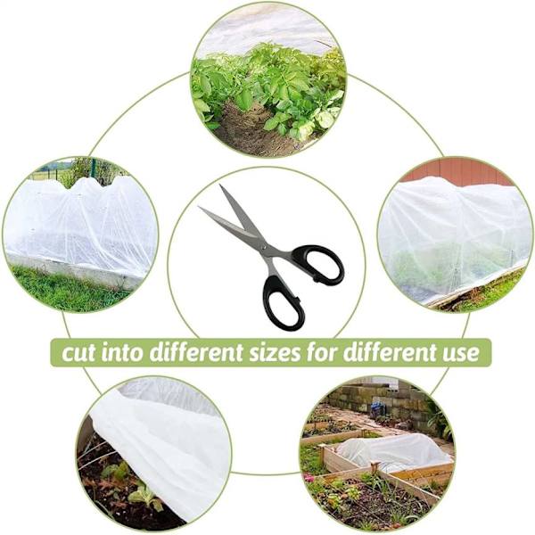 Växtskydd Frysskydd 8 ft x 25 ft flytande radöverdrag Trädgårdstyg ...