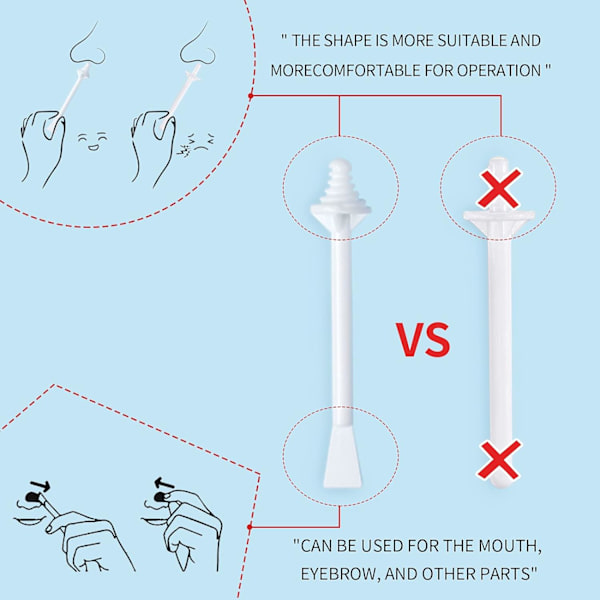 40 delar Nasal Wax Stick Nasal Wax Stick Noshårborttagning Stick Nasal ...