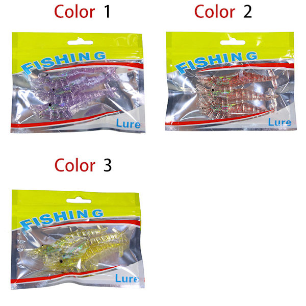 4 stycken förutrustat fiskebete med krok, den mjukbottnade poolen som ...