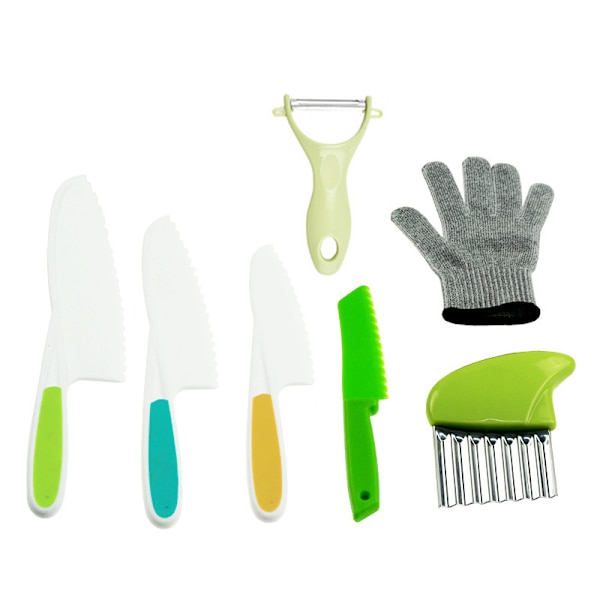 Barn bakning kök kökskniv köksset barnkök köksredskap barn leksa 7 ...