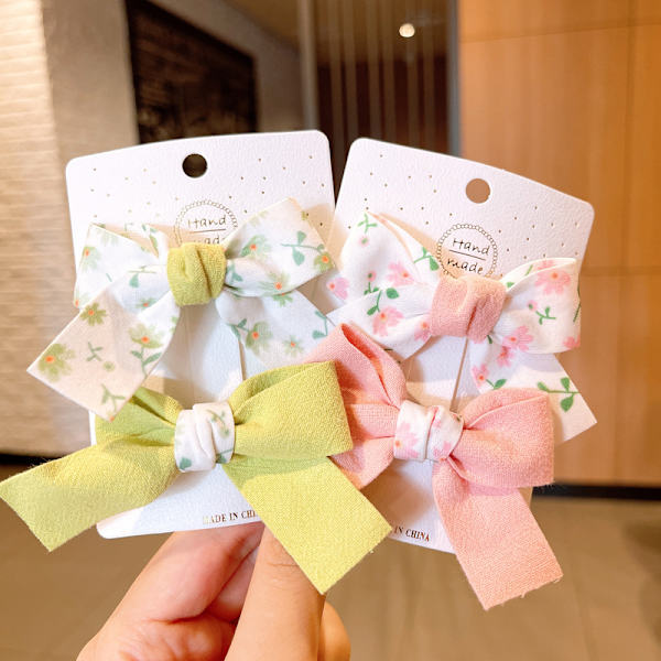 Barns rosett hårklämma tjejer lugg klipp liten flicka huvudbonad söt ...