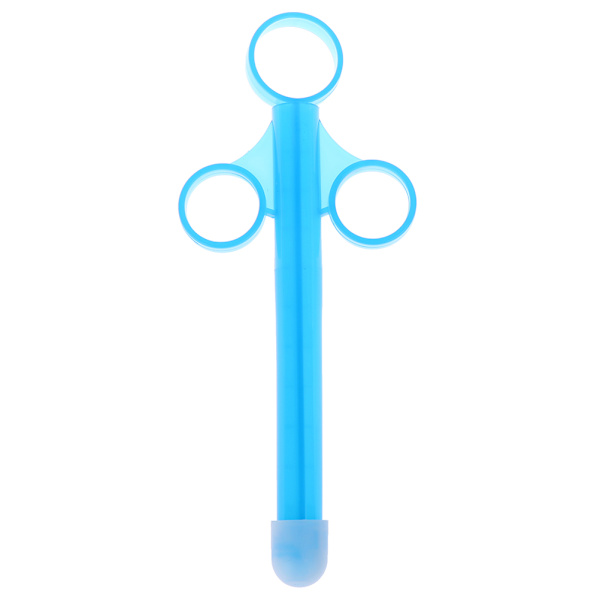 Personlig analsmörjmedel Lube Launcher Shooter Injector White Blue ...