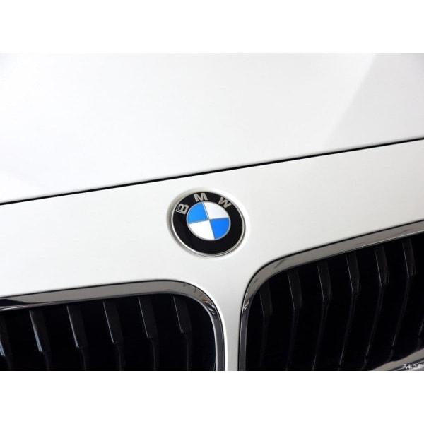 BM-W Emblem Motorhuvslogo Kompatibel med Helt svart All black 74MM hood ...