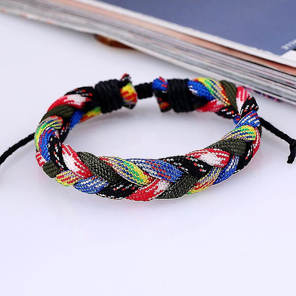 Kudotut Umbrellalanka Rannekkeet - Värillinen Nylonlanka Kudottu ...