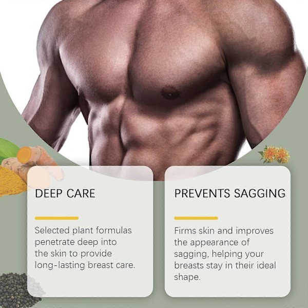 West Month Bröstvårdsplåster för Män, Hudplåster för Bröstmuskler | Fyndiq