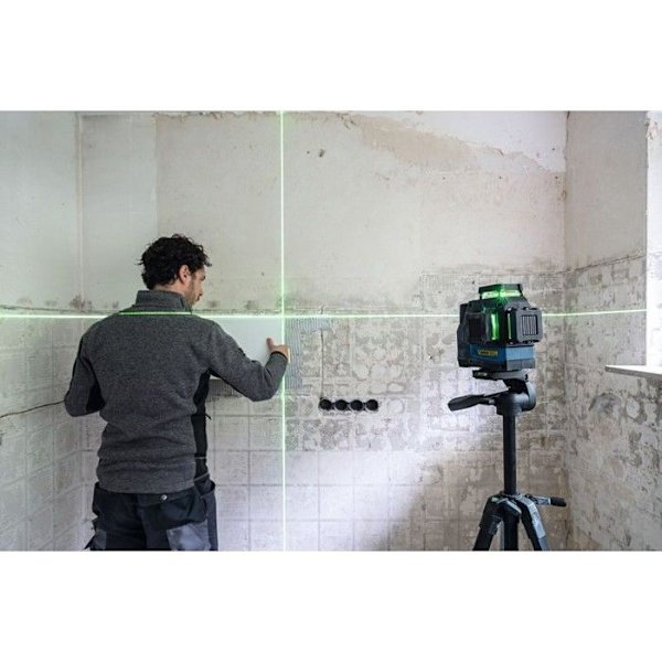 Bosch Professional linjelaser GLL 12V-100-33 CG (3 laserlinjer över 360 ...