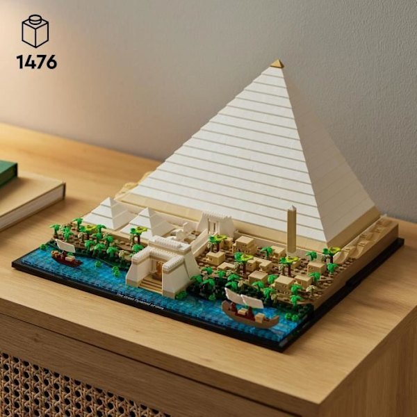LEGO 21058 arkitektur Den stora pyramiden i Giza, kreativ hobbymodell ...