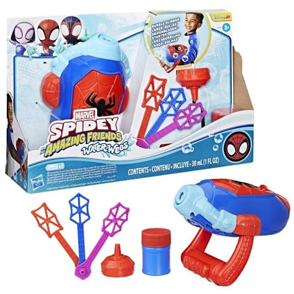 Spidey Elektronisk Bubbelskjutare, Superhjälteklädleksaker för barn ...