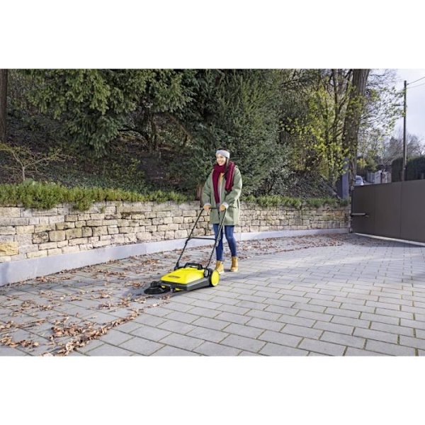 KARCHER Mekanisk sopmaskin S 4 - Gul och svart | Fyndiq