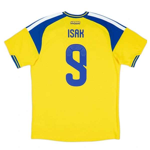 2026 VM Sverige Fotballandslag Barnetrøye NR.9 ISAK-FO- NO.9 ISAK 22 ...