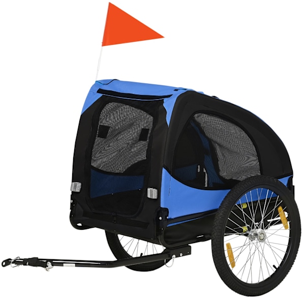 Hundetrailer, Foldecykelanhænger til hunde, Quick Release, Vandtæt ...