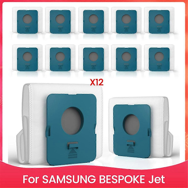12-pack VCA-ADB953 dammsugarpåsar för SAMSUNG BESPOKE Jet sladdlös ...