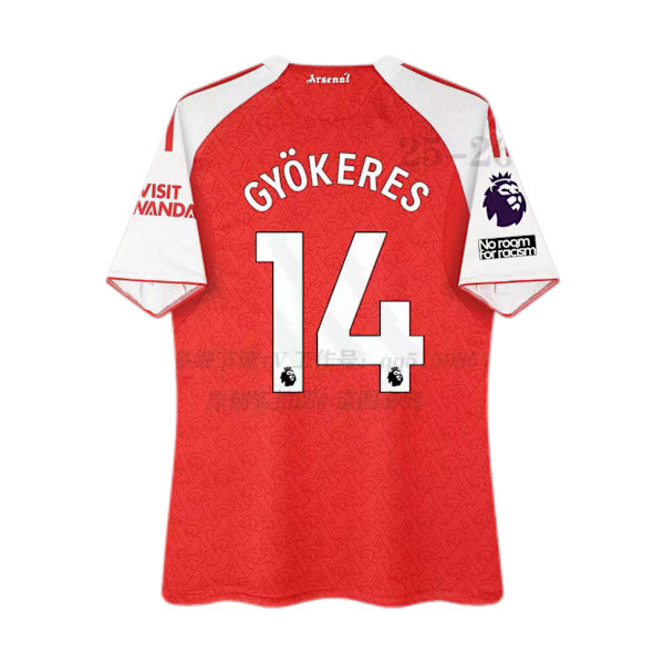 25-26 Arsenal Bortatröja för vuxna Fotbollströja Nr. 14 Gyökeres 14 S ...