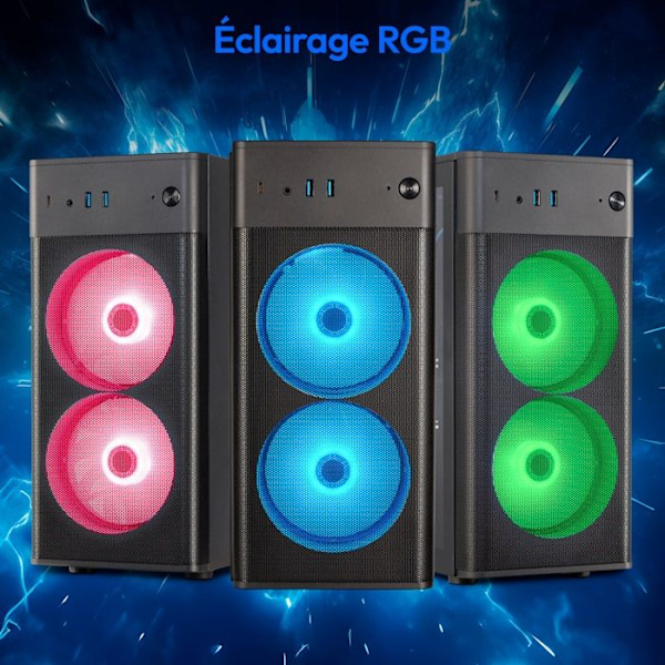 ERAZER Recon P45 - Spel-PC - AMD Ryzen™ 5 5500 - NVIDIA® GeForce RTX ...