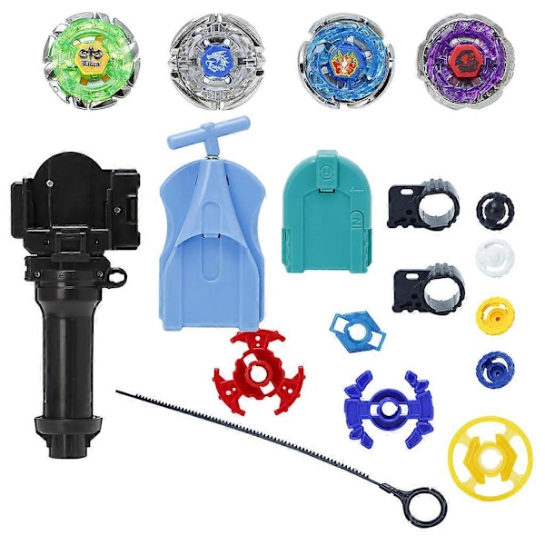 Metal Master til Fusion Top Rapidity Fight Sjælden Beyblade 4D Launcher ...