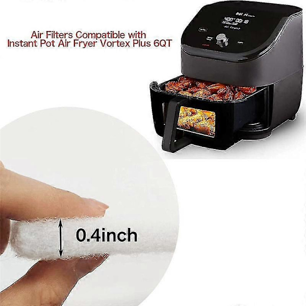 20 STK. Udskiftningsfiltre til Airfryer til Pot Airfryer Vortex Plus ...