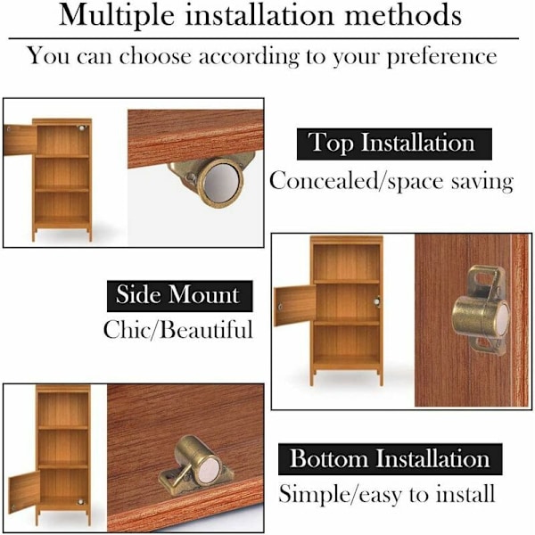4 kpl kaapin oven magneetti magneettinen oven lukko magneettinen oven ...