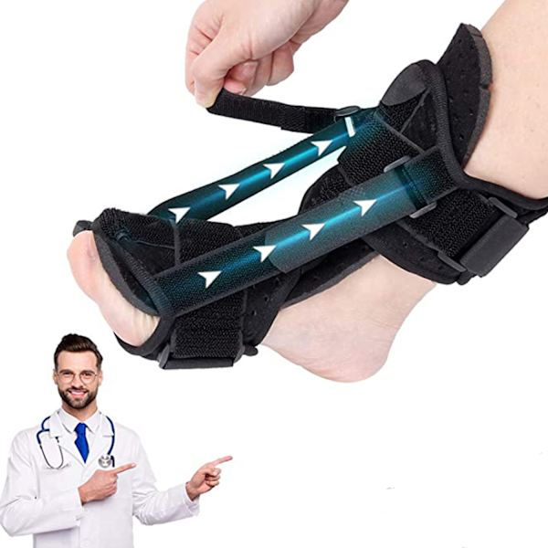 Justerbar nattskena för plantar fasciit. Upplev komfort och lindring ...