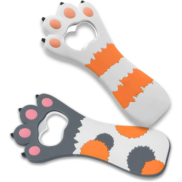 2 st magnetiska kapsylöppnare för öl, tecknad kapsylöppnare för öl ...