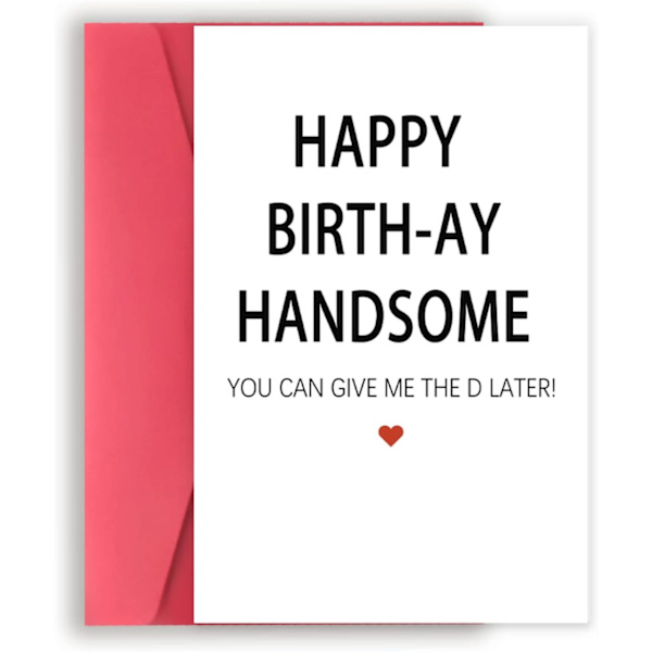 Fødselsdagskort til ham, sjovt fødselsdagskort til mænd, tillykke med ...
