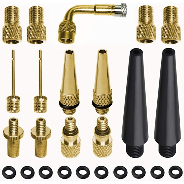 Adapter cykelventil DV SV AV, bilventil sclaverandventil med ...