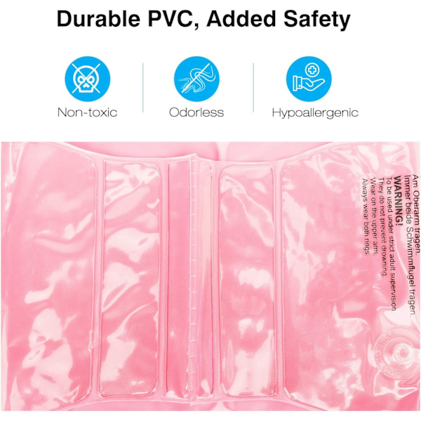 Uppblåsbara flytande ärmar för barn, tecknade simband flytande ...