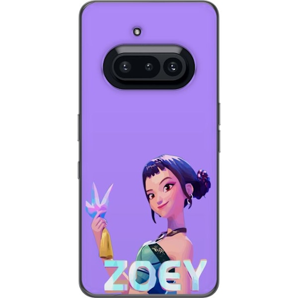 Nothing Phone (3a) Gennemsigtig cover Kpop Demon Hunters Zoey Karakter ...