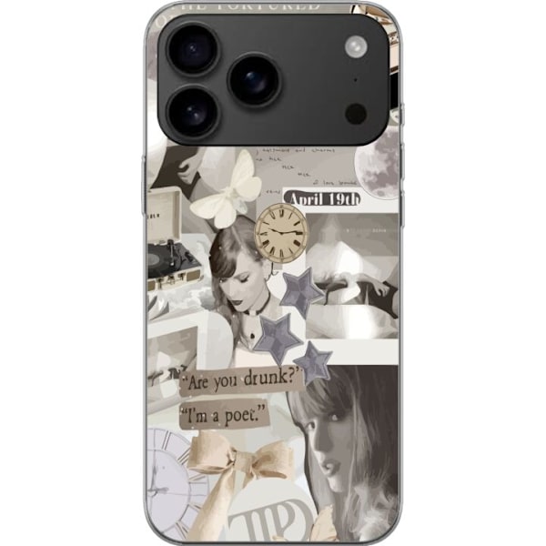 Apple iPhone 17 Pro Max Genomskinligt Skal Taylor Swift - TTPD | Fyndiq