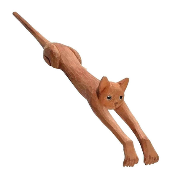 Formad Ryggkliare 32 cm Rolig Ryggkliare i Lindträ Handhållen ...