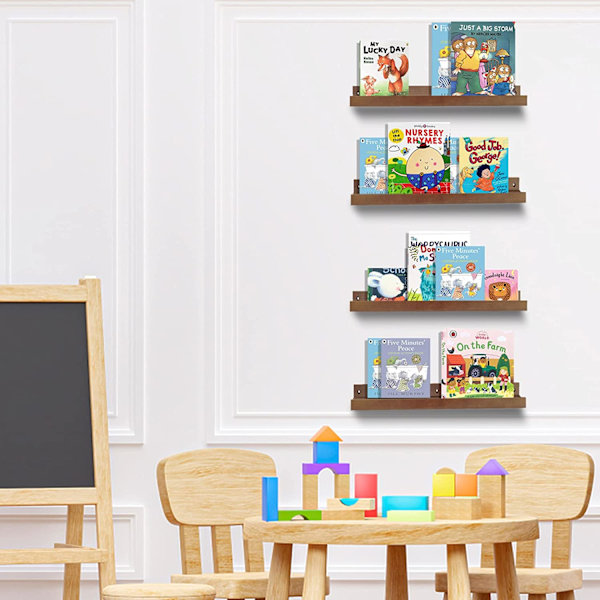 Wisfor Flytande vägghyllor, set med 2, väggmonterade ...